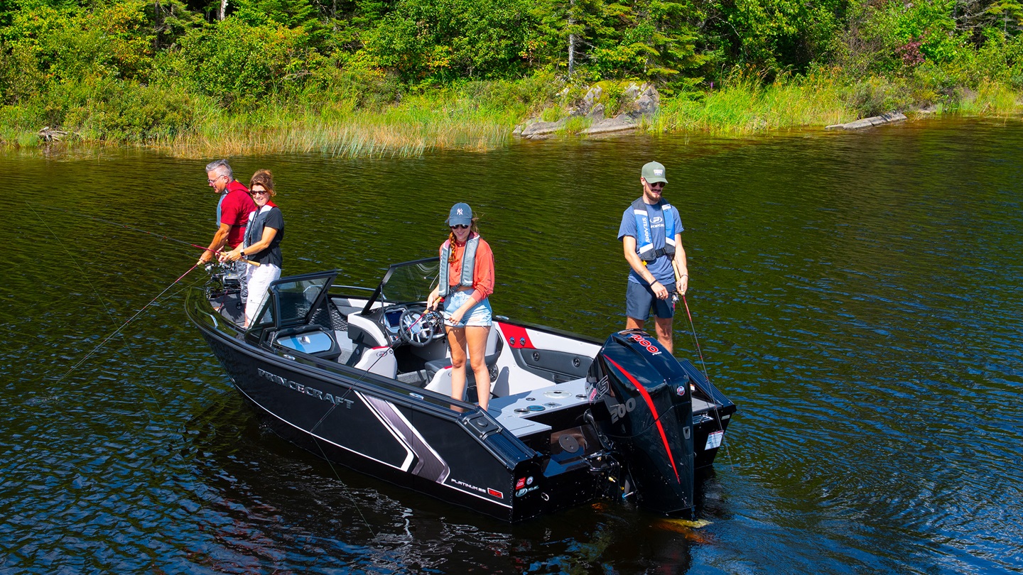 Bateaux de pêche en aluminium Princecraft® de la série Platinum